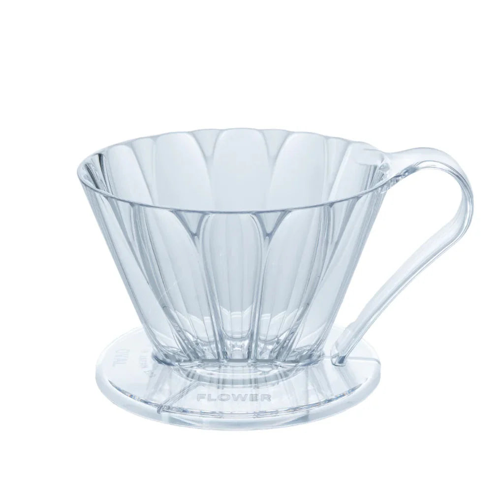 Cafec 102 Clear Flower Oval Dripper – Cafec Australia
