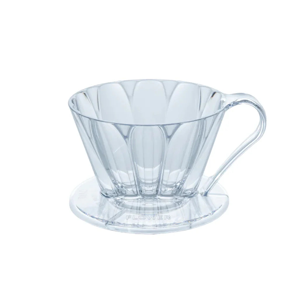 Cafec 101 Clear Flower Oval Dripper – Cafec Australia