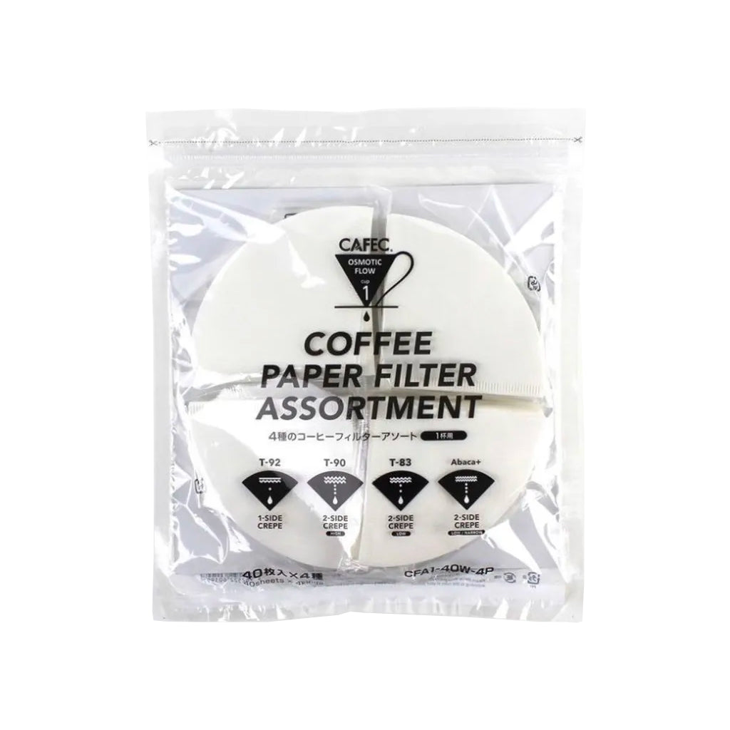 Cafec 1 Cup Assorted Filter Paper Pack – Cafec Australia