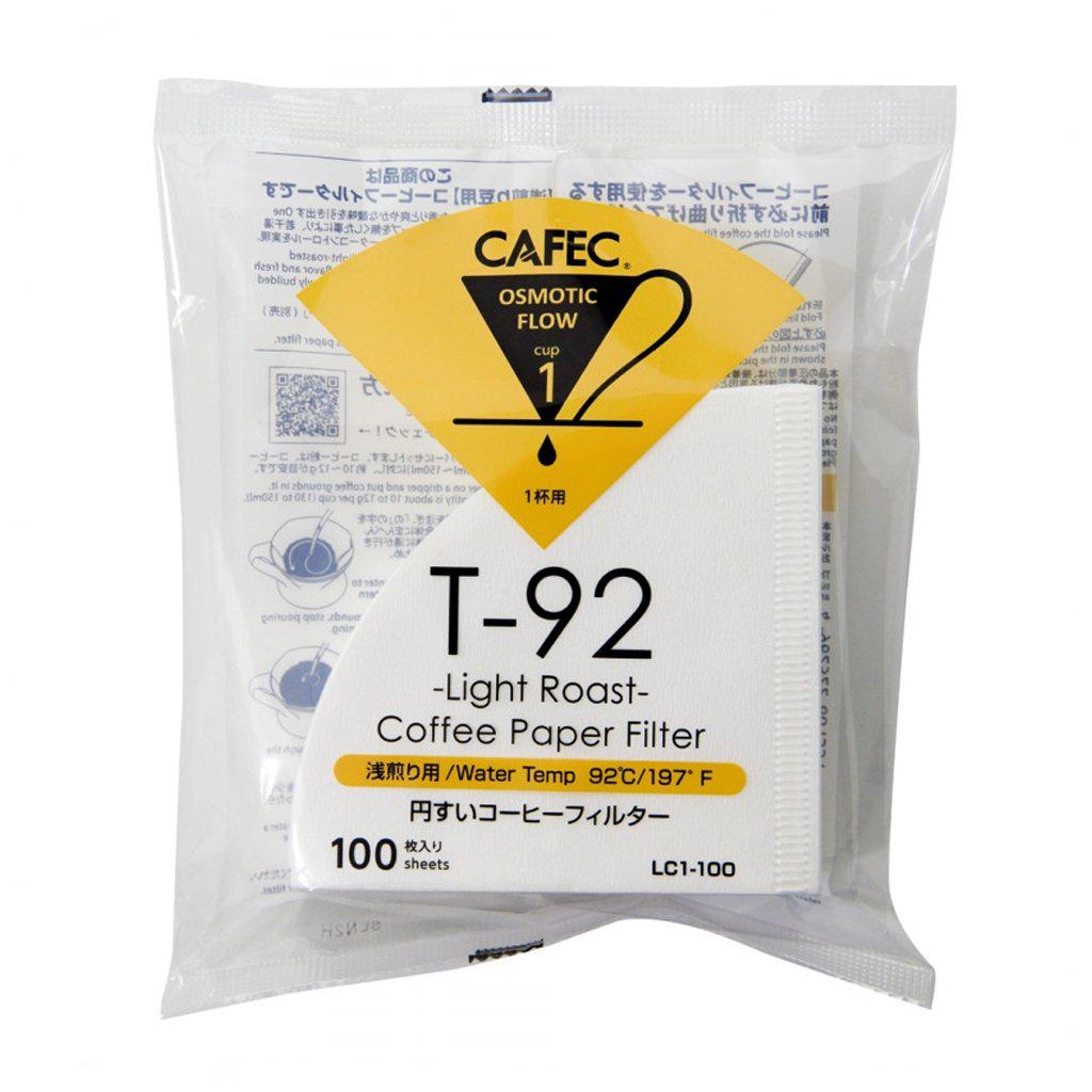 Cafec 1 Cup Light Roast Filter Paper 100 Pack – Cafec Australia