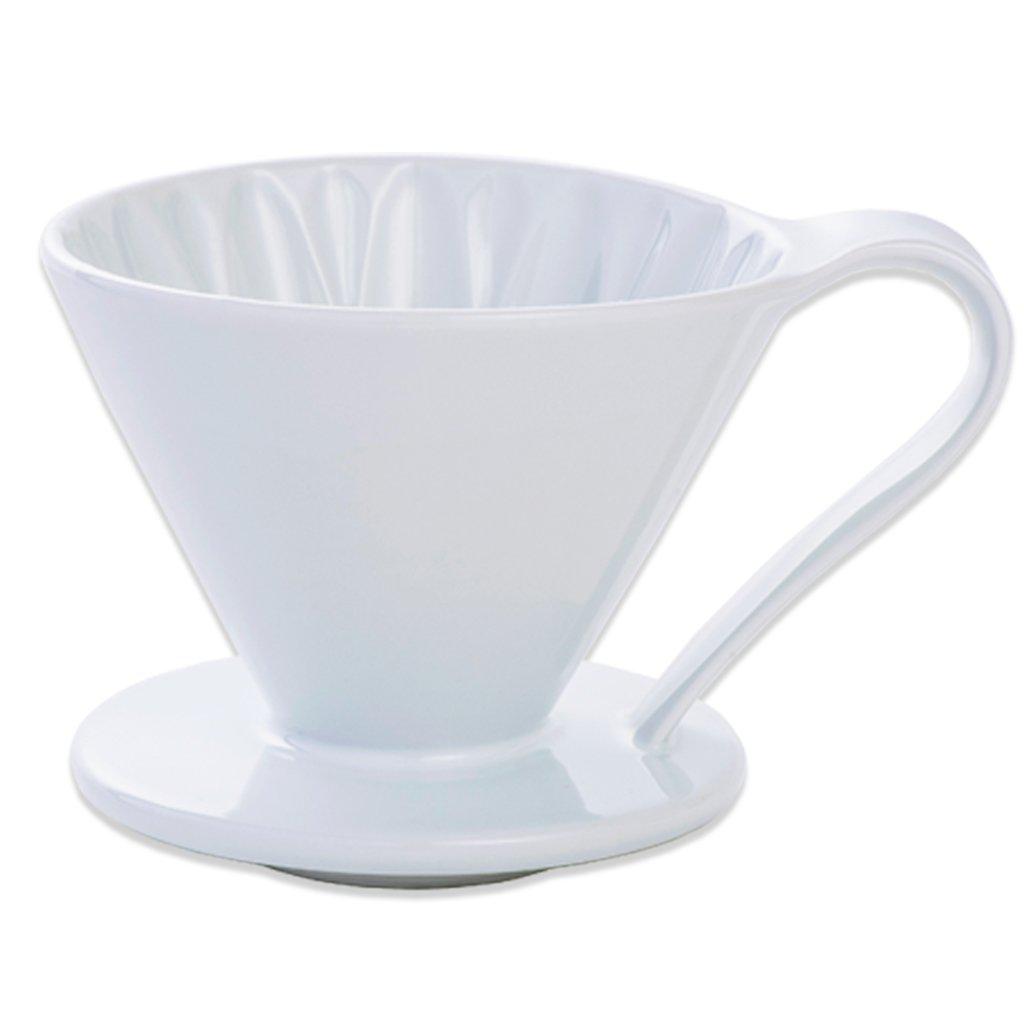 Cafec 2 Cup White Flower Dripper | Cafec Australia
